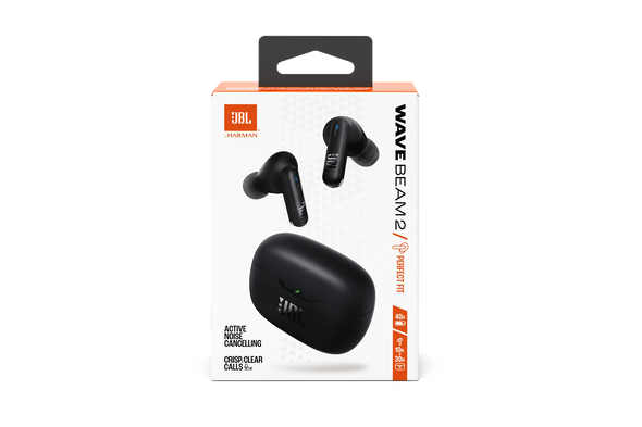 JBL Wave Beam 2 | Bezprzewodowe słuchawki douszne z funkcją redukcji hałasu